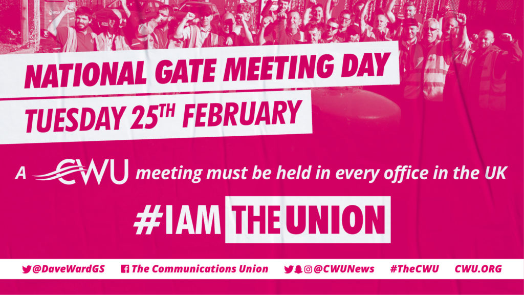 National Gate Meeting Day + Facebook Live with GS and DGSP | CWU North ...